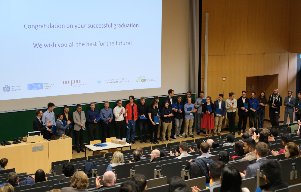 Computer science graduates of Saar University celebrate their academic ...